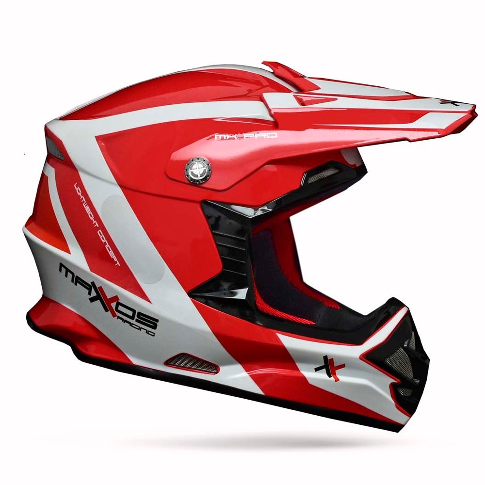Capacete Cross Mattos Mx Pro 19 Vermelho - JMJmotos